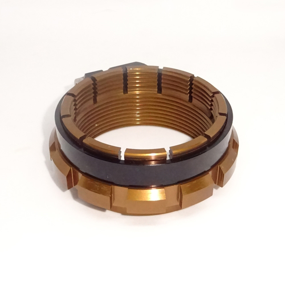 Aluminum spring preload adjuster included of aluminum clamp for shock ...