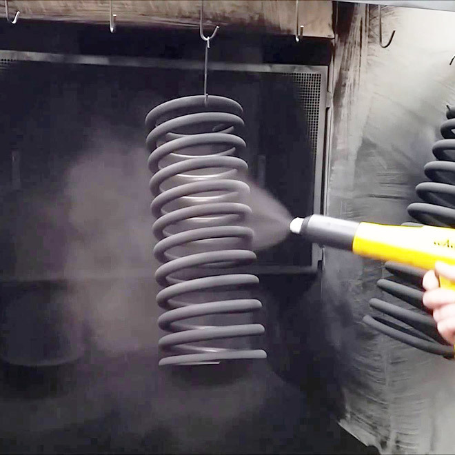 Powdercoat Shock Spring